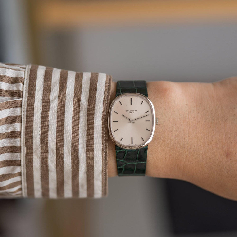 Patek Philippe Golden Ellipse 3648 WG Silver Sigma Dial | ARBITRO