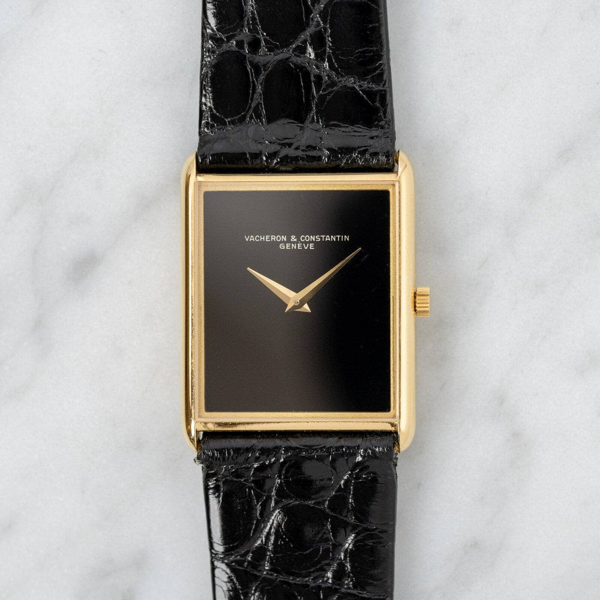 Vacheron Constantin 33201P "Tank" YG Onyx Dial with Extract from ...